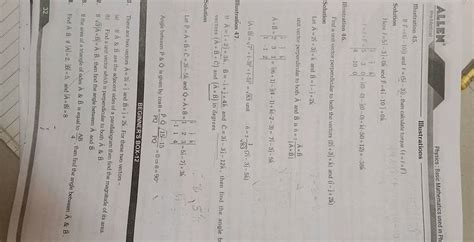 Physics Basic Mathematics Used In Pre Medical Illustrations Illustration