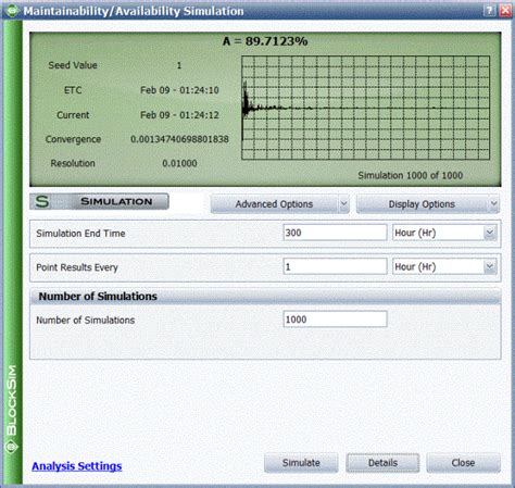 Repairable Systems Analysis Through Simulation