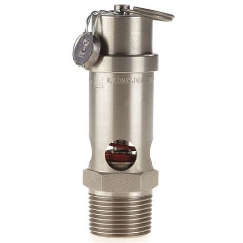 Best 9 Conrader Safety Valve Soft Seat 3 4in 100 Psi Ss Srv530 3 4