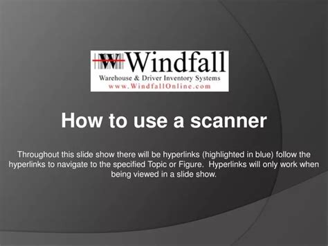 PPT How To Use A Scanner PowerPoint Presentation Free Download ID