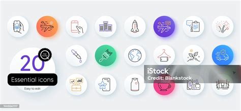 티셔츠 카드 및 교통 보험 라인 아이콘의 간단한 세트 웹 응용 프로그램의 경우 벡터 0명에 대한 스톡 벡터 아트 및 기타 이미지 0명 T 셔츠 기포 Istock