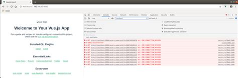 Webapp Fails With Neterrconnectionrefused With Ubuntu 18044