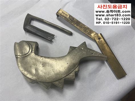 고가구 자물쇠 붕어자물통 붕어쇳대 잉어열쇠 옛날자물쇠 붕어모양 놋쇠열쇠 오리지널 자물통 송학아트 옛날물건ㅣ