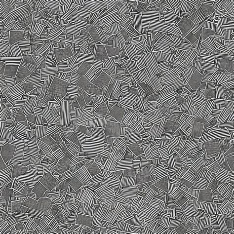 Abstract Seamless Texture Of Dishes In Black And White Lines Stock