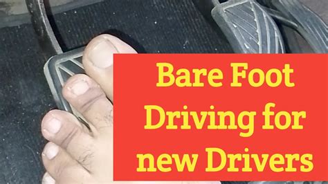 Barefoot Driving Tutorial | Driving Training for Beginners - YouTube