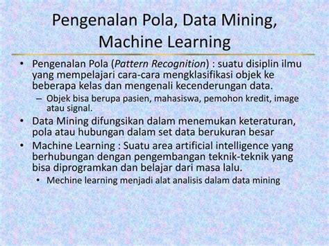 4 Pengenalan Supervised Dan Unsupervised Learning Ppt