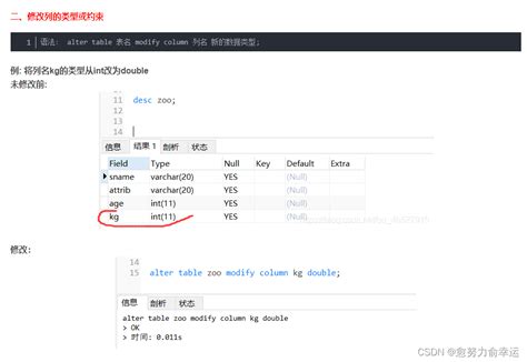 mysql表的创建、删除、修改、复制 去除表的collate csdn博客