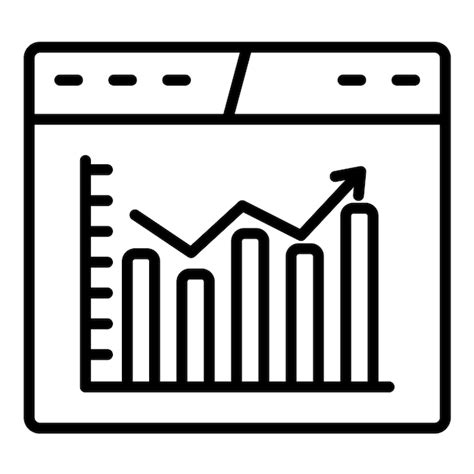 Premium Vector Website Statistics Vector Illustration Style