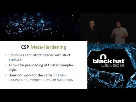 Black Hat Talk Abusing Bleeding Edge Web Standards For Appsec Glory