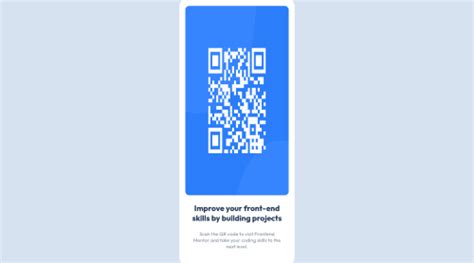 Frontend Mentor Responsive Qr Code Card Using Flexbox Coding Challenge Solution