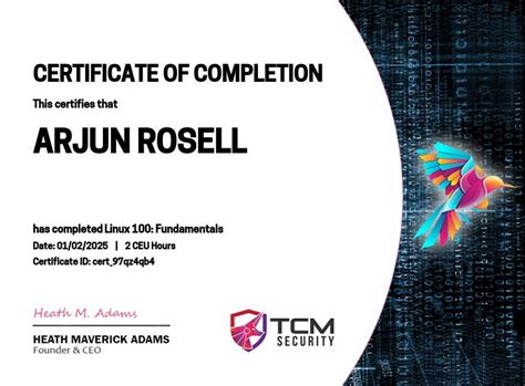 Linux Cybersecurity Learning Certification Techskills Arjun Rosell