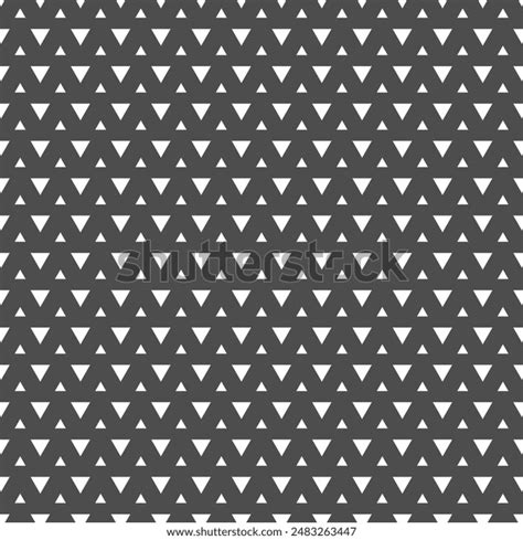 Seamless Triangle Pattern Template Textures Textiles Stock Vector