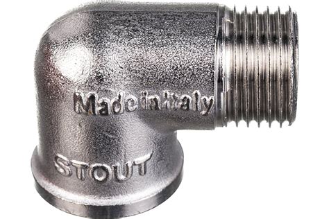 Никелированный угольник STOUT НВ 1/2 SFT-0012-000012 RG008Q0QS4J2OM ...