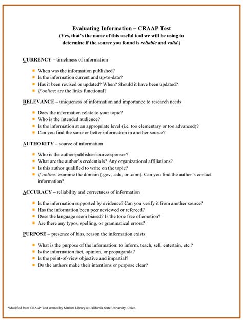 172 Evaluating Your Sources Humanities Libretexts