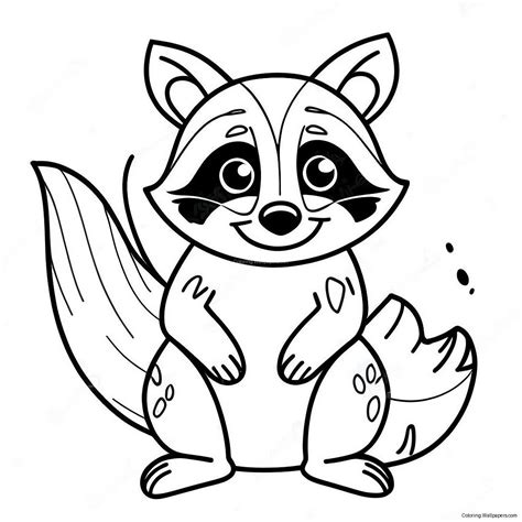 Raccoon Coloring Page 7380 5869