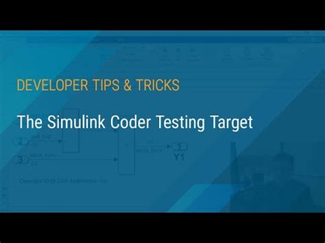 Using The Simulink Coder Testing Target For Early Simulation On A Non Deployment Target MATLAB