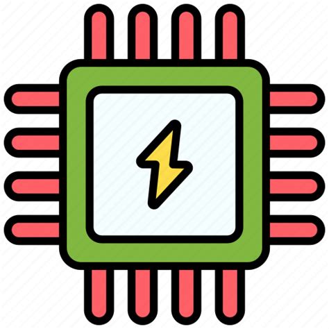 Chip Processor Microchip Cpu Technology Hardware Circuit Icon Download On Iconfinder