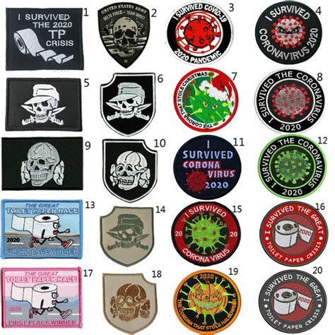2021 New Embroidered Badges Hook And Loop Patches Clothes Accessories Military Tactical Patches