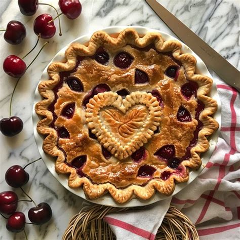 Free Cherry Pie Love Image Cherry Pie Baking Download At Stockcake