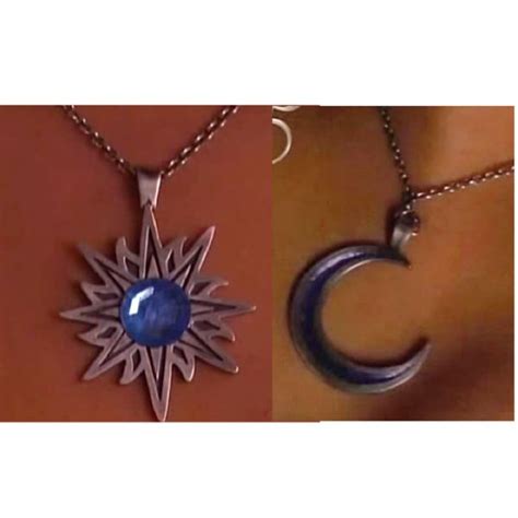 The Moon And The Sun Necklace Movies Twitches Necklaces Disney