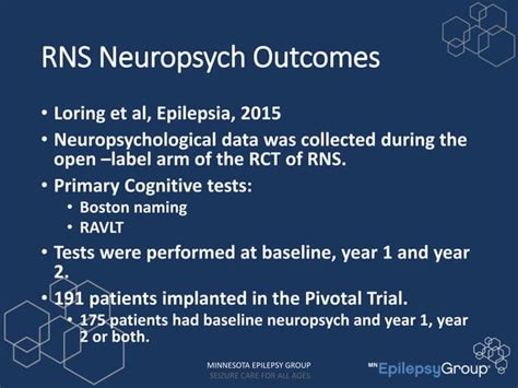 Responsive Neurostimulation Rns For Intractable Epilepsy Pptx