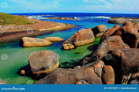 Las Rocas Famosas Del Elefante En William Bay Australia Occidental