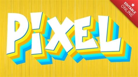 Pixel Text Effect Generator