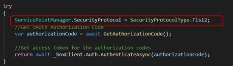 Boxv2 Boxclientauthauthenticateasync Is Throwing An Error Occurred