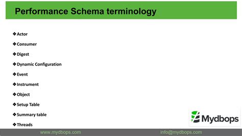 Mysql Performance Schema In Action Pdf Databases Computer Software And Applications
