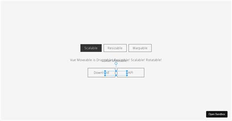 Vue Moveable Demo Forked Codesandbox