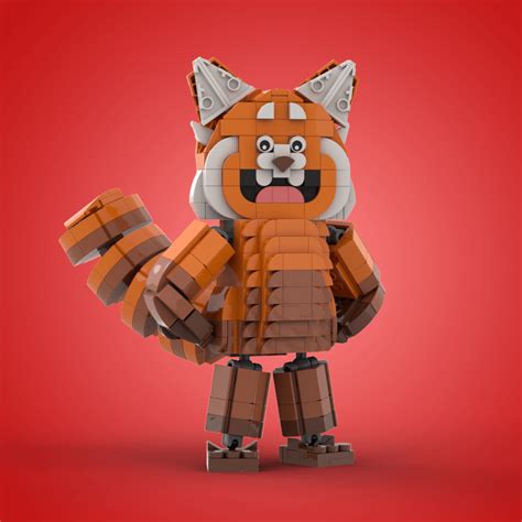 I Made The Red Panda From Turning Red Lego