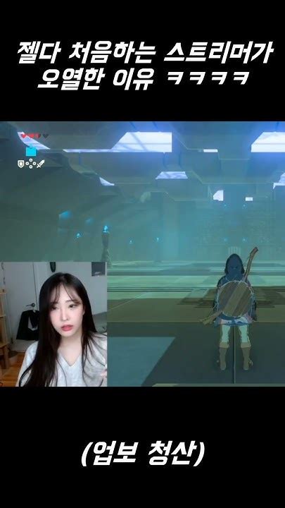 젤다 처음하는 스트리머가 오열한 이유 ㅋㅋㅋㅋ [젤다의전설 야생의숨결] Shorts Youtube