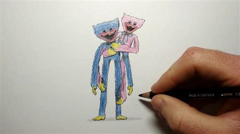 Как нарисовать Хаги Ваги и Киси Миси Poppy Playtime Youtube