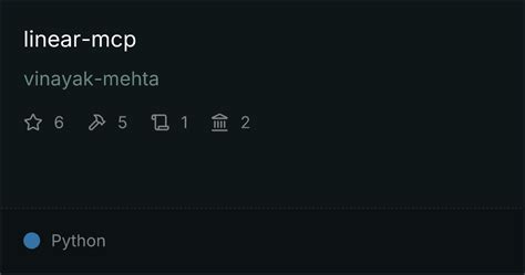 Inspect Linear Mcp Server Glama