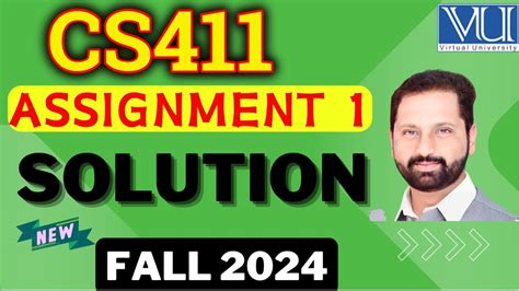 Cs411 Assignment Solution 1 Fall 2024 Cs411 Assignment 1 Complete Solution By Abid Farooq