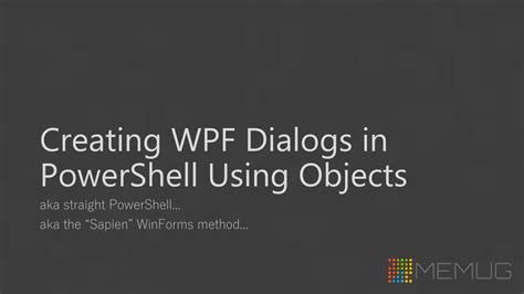 Ppt Building Powershell Guis Powerpoint Presentation Free Download