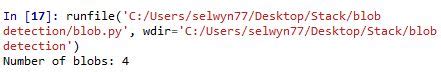 Python Blob Detection Not Working Stack Overflow