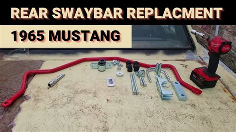 How To Install A Rear Sway Bar 1965 Mustang Youtube