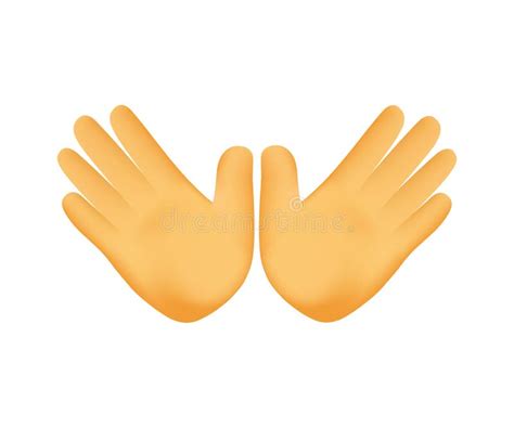 Hands Emojis Hand Clap Gestures Stickers Emoticons 3d Illustration