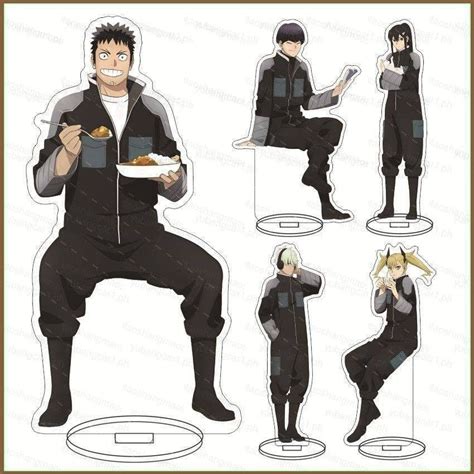 Kaiju No 8 Kafka Hibino Mina Ashiro Reno Ichikawa วัสดุอะคริลิคป้าย Up รูปของเล่นขาตั้งผู้ถือ