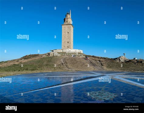 Tower Of Hercules Ancient Roman Lighthouse 110 Ce Unesco World