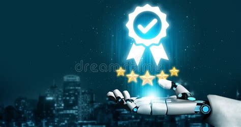 Ai Verifying Product Quality Through Smart Certification Vouch Stock