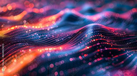 Algorithmic Innovation Abstract Digital Grid With Patterns For Ai And