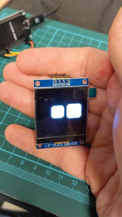 Animated Eyes With Oled Display And Esp32 Microcontroller Running U8g2 Lib Youtube