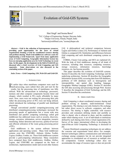 Pdf Evolution Of Grid Gis Systems