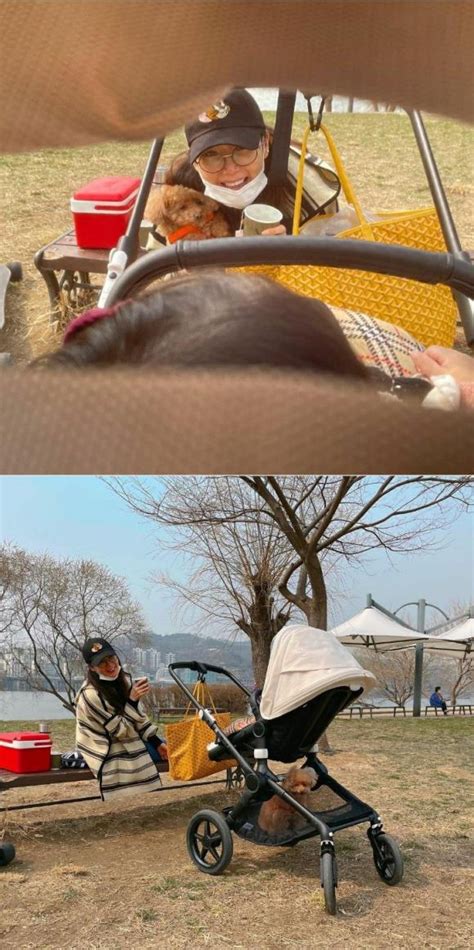 최지우 인스타 애기랑 최지우 강아지