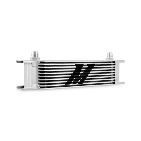 Mishimoto Universal 8an 10 Row Oil Cooler Silver Precision Dynamics Ms