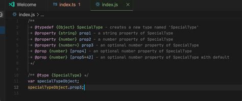 no syntax highligthing in js files for jsdoc property · issue 860 · microsoft typescript