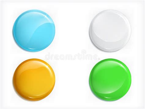Glossy Web Buttons Icons Stock Vector Illustration Of Internet