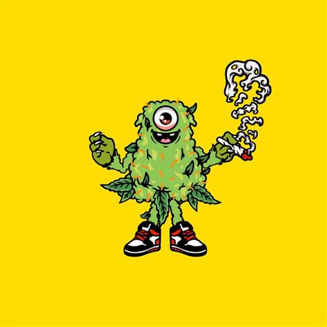 Blatt Baum Blume Körpersprache Zeichentrickfigur Maskottchen Vintage Vektor Premium Vektor